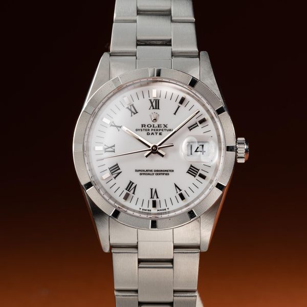 FS: 1998 Rolex Date 15210 White Roman Numeral Dial | WatchCharts