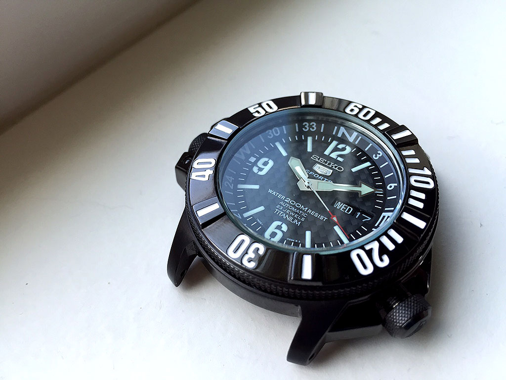 FS: Limited Edition Titanium Seiko Diver - 200M w/ Compass - SKZ217K1 ...