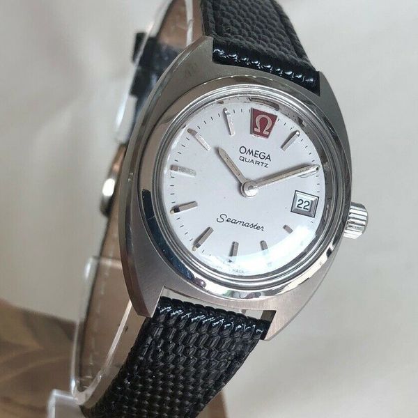 OMEGA SEAMASTER QUARTZ Cal. 1320 28 MM Ref. 596.0004 STEEL LADY WRIST ...