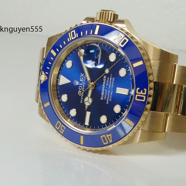 FS Rolex 18K YG Submariner Ceramic Blue 126618 Full Set | WatchCharts ...