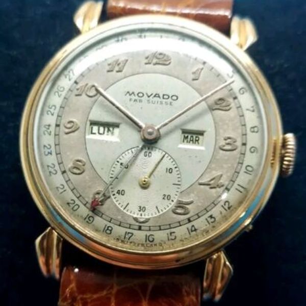 Vintage Watch Movado with full calendar | WatchCharts Marketplace
