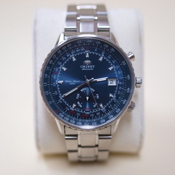 Sold: Orient Slide Rule Wrist Watch CEM5Z00AWS | WatchCharts Marketplace