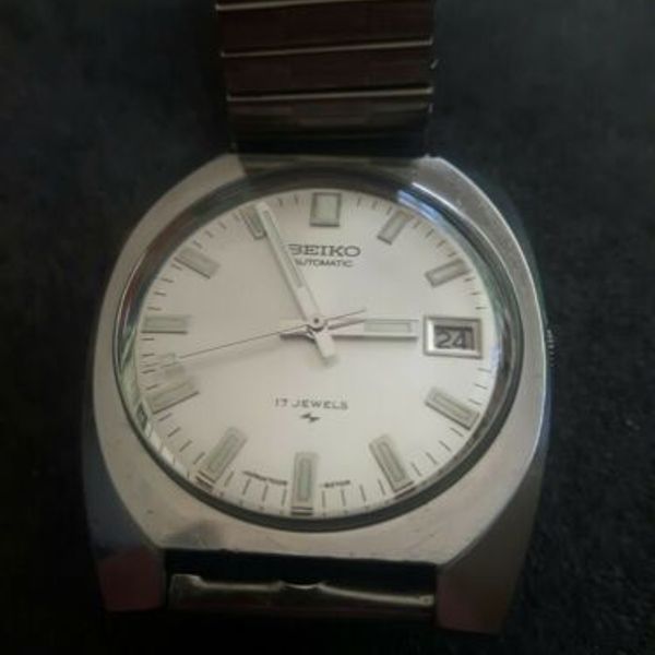 SEIKO 1970'S VINTAGE 17 JEWEL AUTOMATIC MENS WATCH, MODEL 7005-8160-P. Serviced. | WatchCharts ...