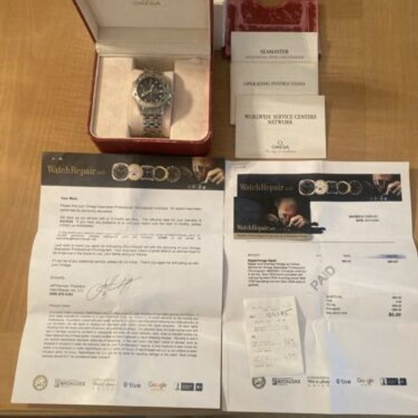 OMEGA Seamaster 2598.80 Serviced May /2024 With Receipt | WatchCharts ...