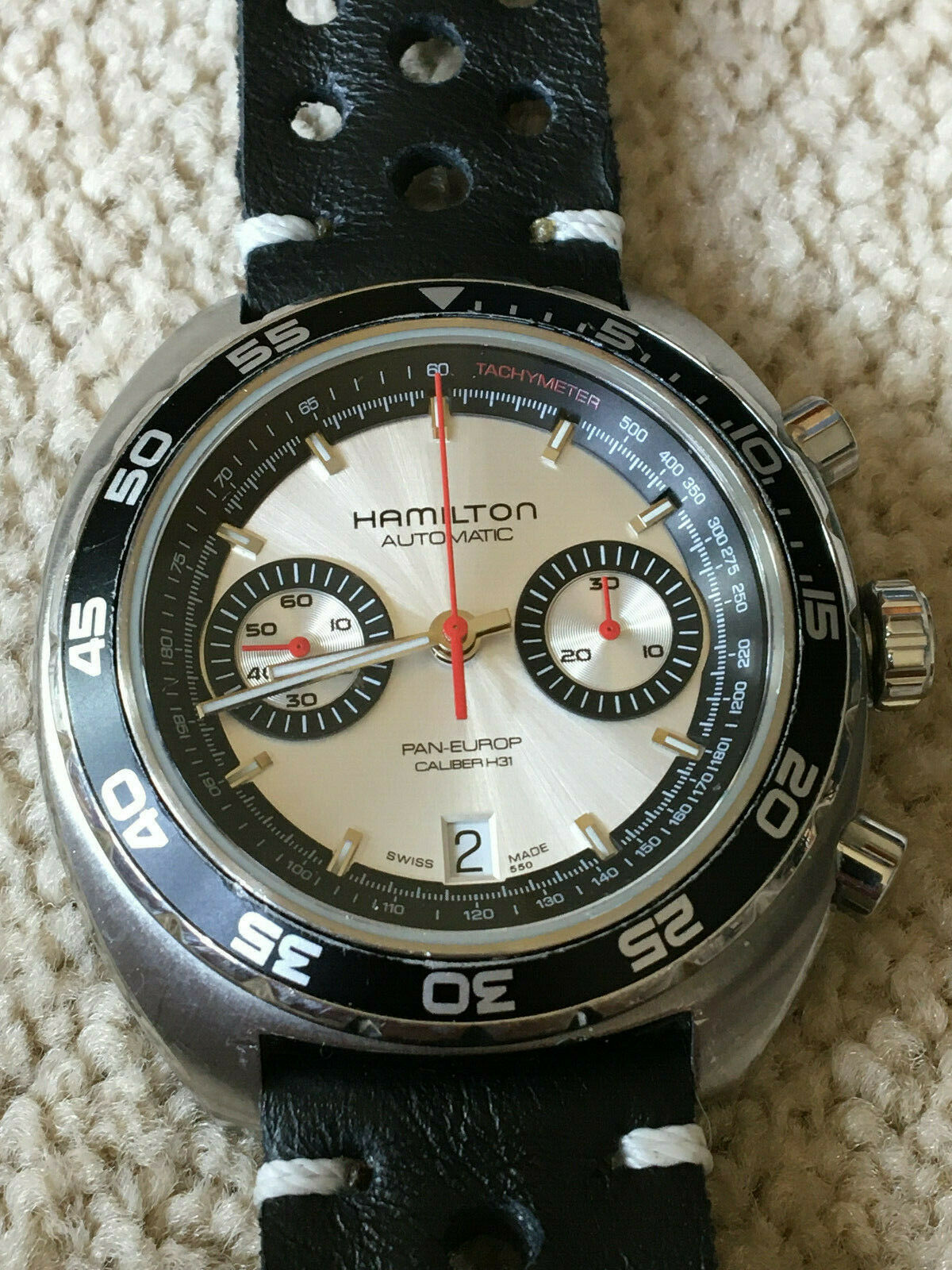 UPDATED: Hamilton Pan Europ H35756755, Good Condition, Box & Papers ...
