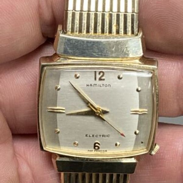 Hamilton 500 Electric W/box 10k Gold Filled Case Untested Vintage ...