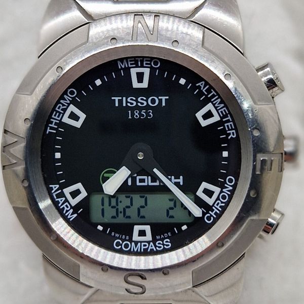 Tissot T-Touch Full Stainless Steel Swiss Watch First Generation ...