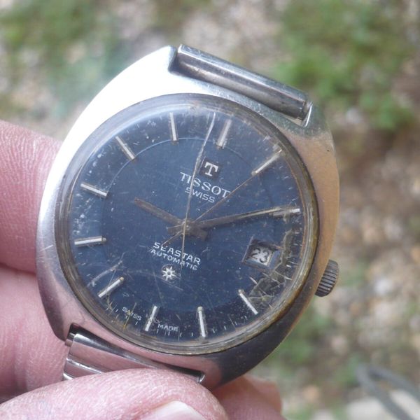 Montre automatic Tissot SEASTAR - Cal 2481 -Blue Dial Fonctionne Ã ...