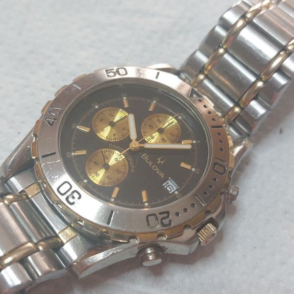 BULOVA Chronograph Quartz Vintage Watch 38mm | WatchCharts Marketplace