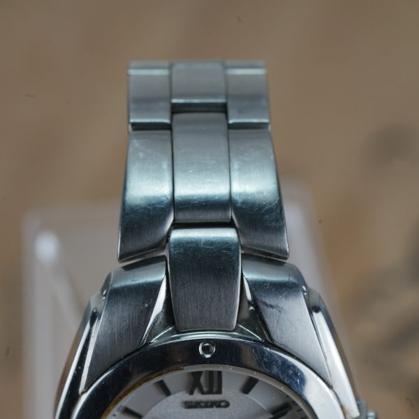 Seiko 8F32-0019 White Dial Perpetual Calendar Watch Original Bracelet ...