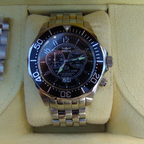 FSOT: Swiss Made Invicta Grande Diver Alarm Rhonda mvmnt/Sapphire $225 ...