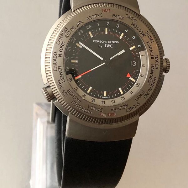 IWC Porsche Design World Time Alarm Titanium watch (Ref. IW3821): Not ...
