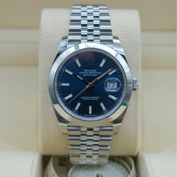 FS: Rolex Datejust 41mm Blue Sunburst on Jubilee aka “The Biden” ref ...