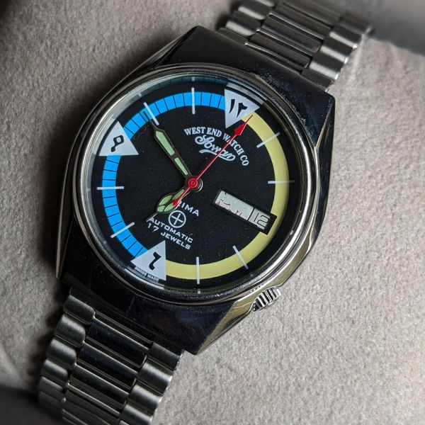 [wts] Vintage West End Watch T.4057 Sowar Prima IN stripes Dial ...