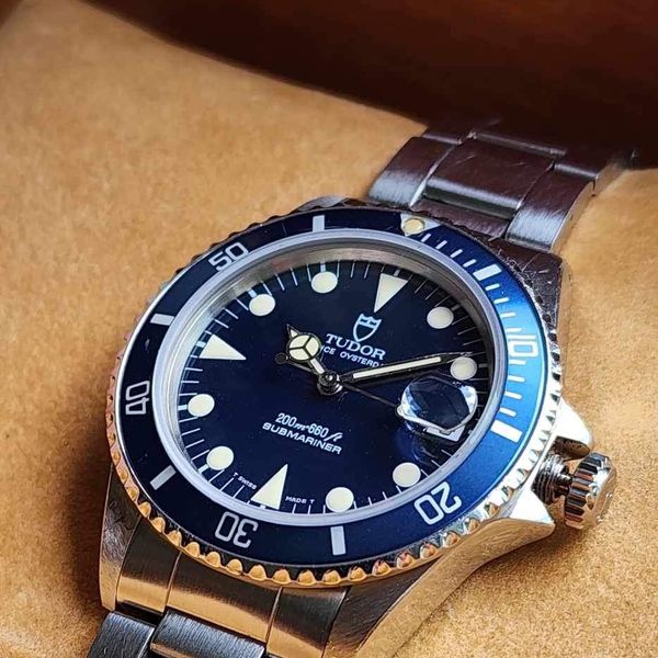 Tudor 75090 blue dial and bezel - serviced, full set | WatchCharts ...