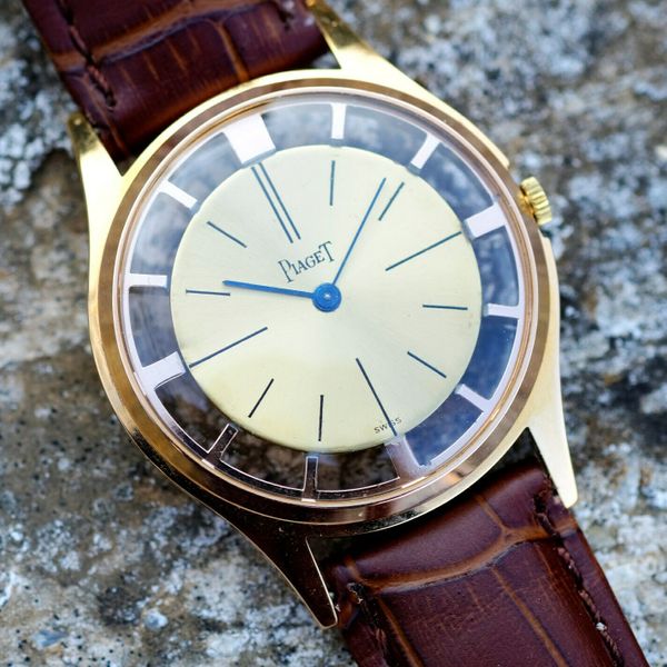 ORIGINAL PIAGET 9P MANUAL MOVEMENT MIDSIZE MEN’S WATCH NOS SKELETON ...