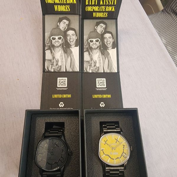 Nixon x Nirvana Sentry And Limited Edition /150 ,Nixon x Nirvana Sentry ...