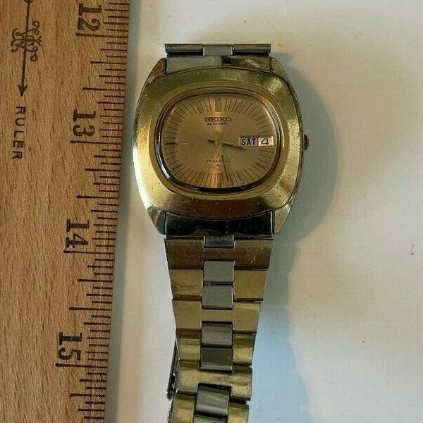 Vintage Seiko Disco Era 7006-5009 Man's Wrist Watch 17 Jewel Automatic ...