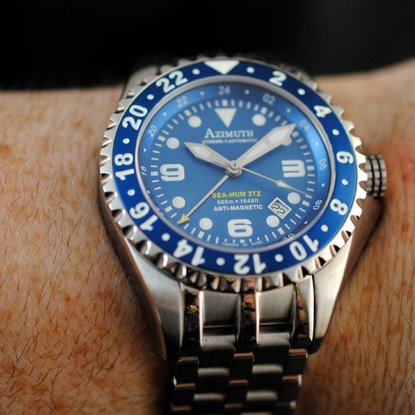 WITHDRAWN - Azimuth Xtreme-1 Sea-Hum Blue Dial $1400 (includes shipping ...