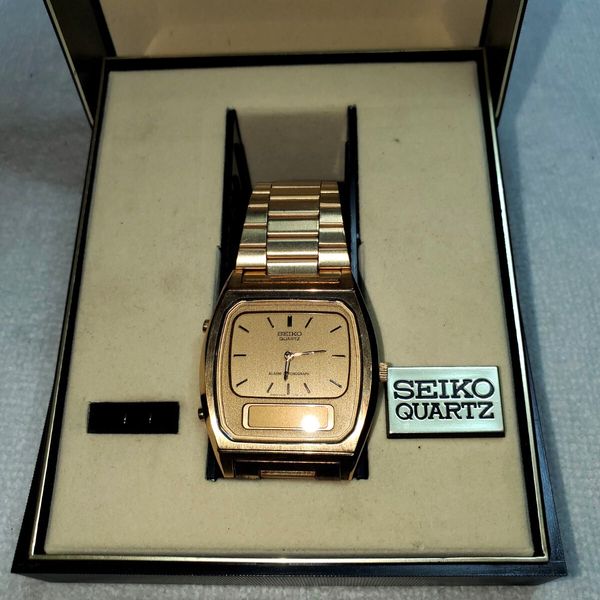Vintage 1970's Seiko Duo Display Quartz Alarm Chronograph H449/H448 ...