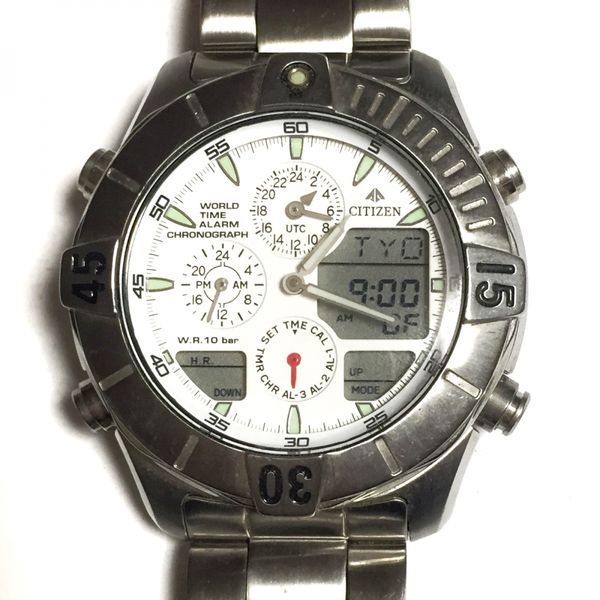 [New] [Used] CITIZEN PROMASTER Watch Chronograph White | WatchCharts ...