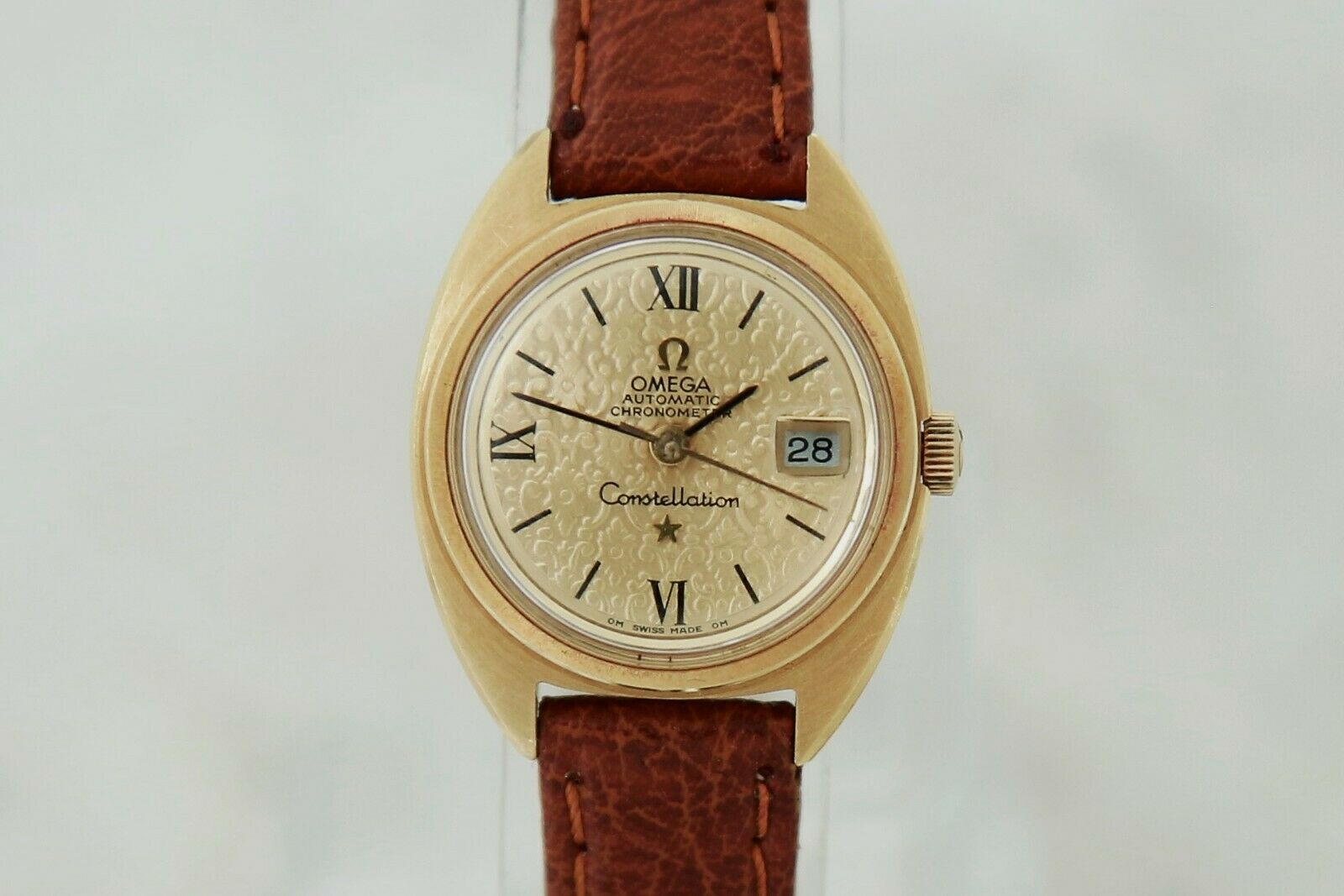 Vintage OMEGA Constellation automatic Cal: 682 Ladies watch 18k solid ...