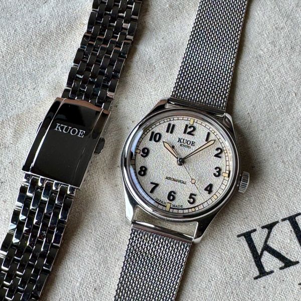 FS: Kuoe Kyoto Old Smith 90-002 35mm no-date automatic w/texured ivory ...