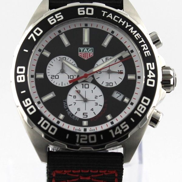 TAG HEUER FORMULA 1 CAZ101E-FC8228 QUARTZ CHRONOGRAPH RED BLACK NATO ...