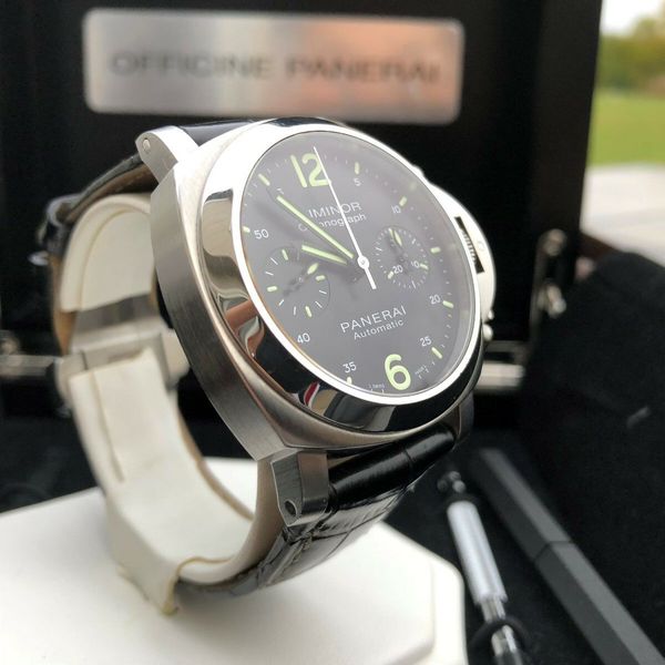 ~Very Rare~ Panerai PAM00310 PAM 310 Luminor Chronograph 40mm Watch in ...