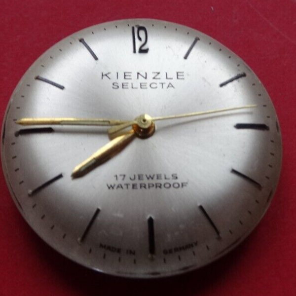 RETRO rare vintage GERMAN movement mechanism WATCH KIENZLE SELECTA 58 B 15 | WatchCharts Marketplace
