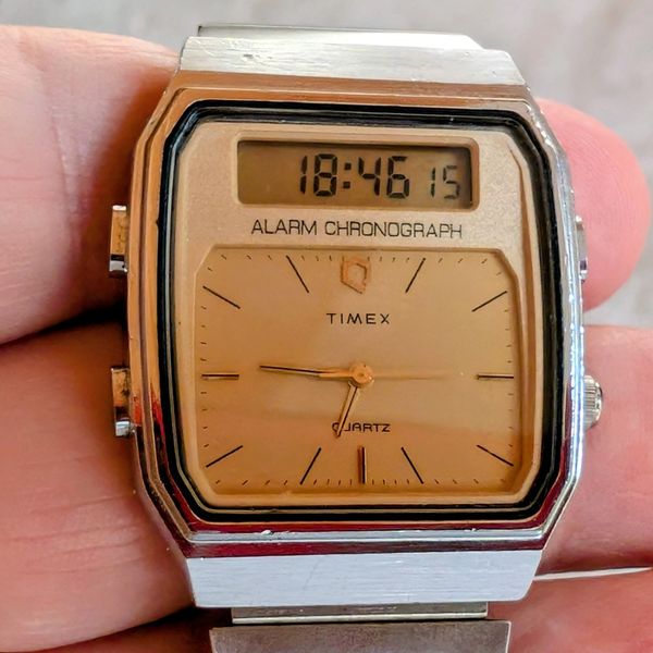 Vintage Q Timex Ana-digi Watch. | WatchCharts Marketplace