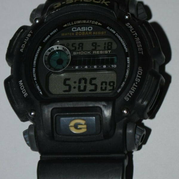 Casio G-Shock Black Digital Watch Shock & Water Resist 3232 DW-9052 ...