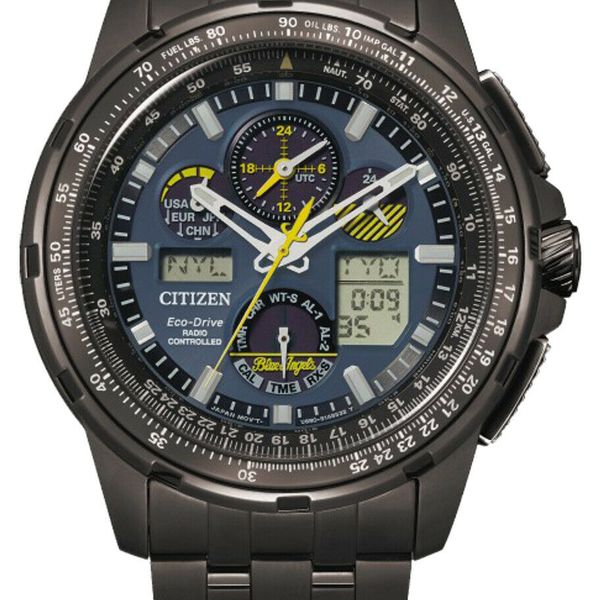 Citizen Eco-Drive JY8097-58L Blue Angels Skyhawk Titanium LIMITED ...