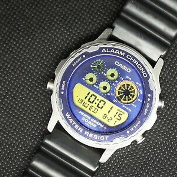 Vintage CASIO Digital Watch DW-7200 PENTA GRAPH 200M 928 RETRO OLD ...