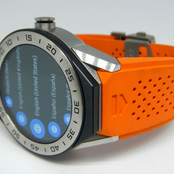 TAG HEUER CONNECTED 2 45MM SMART WATCH SBF8A8014 W/ CHARGER $1550 ...