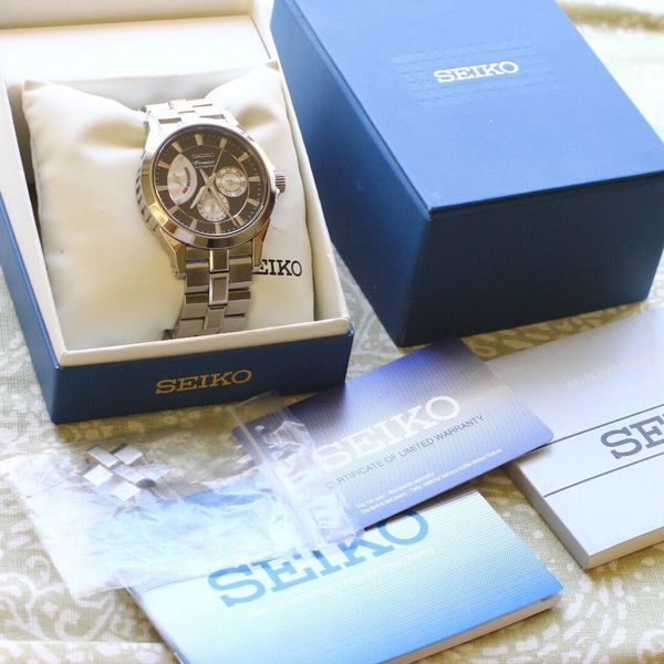 SEIKO PREMIER AUTOMATIC WATCH SPB 001 / 6R20 - 29 JEWELS SAPPHIRE ...