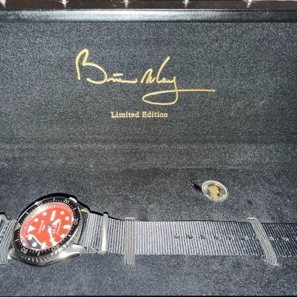 SEIKO 5 Sports x Brian May QUEEN SBSA073 Men's Limited edition Watch w ...