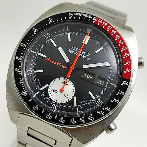 Seiko Coke Bezel "Speed-Timer" Wristwatch 6139-6002 - Men - 1970-1979 ...