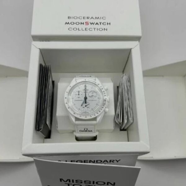 New Swatch x Omega Moonswatch Mission to the Moonphase Watch - With Box ...
