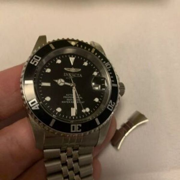 Invicta Pro Diver Men's Black Watch Automatic Movement **Needs A Strap ...
