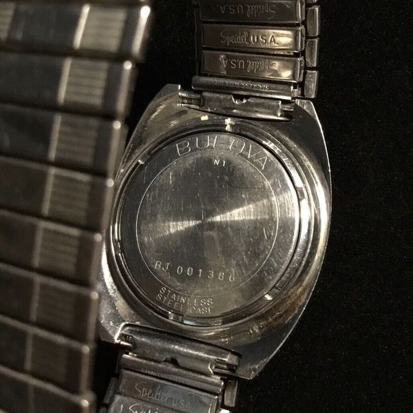Vintage 1971 BULOVA SEA KING men automatic watch DAY/DATE N1 BJ 001386 ...