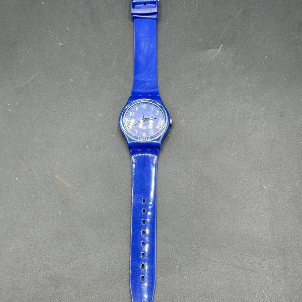Swatch Watch Blue 35mm | WatchCharts Marketplace
