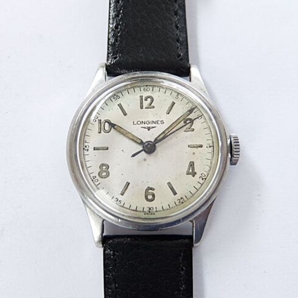 1955 LONGINES 6B/159 MILITARY RAF PILOT 17 JEWELS CAL 12.68N WRISTWATCH ...