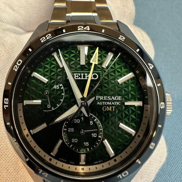 [WTS] Seiko GMT Sharp Edge Green Dial | WatchCharts