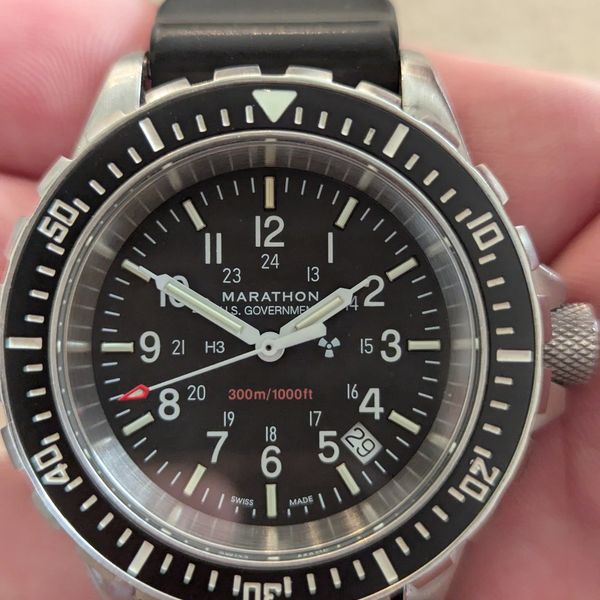 Marathon Tsar 41mm US Government dial Large Diver's Quartz ...
