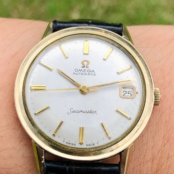 [WTS] Ω Omega Vintage Seamaster Automatic Date, 14K Gold Filled, Cal ...