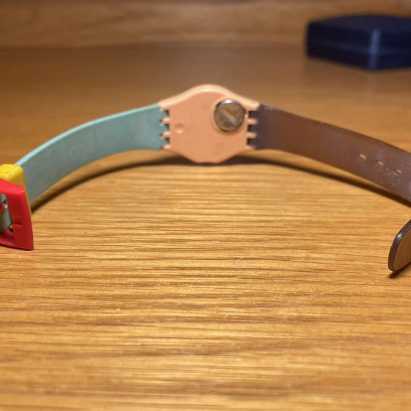 VINTAGE 1986 Swatch Watch -PINK FLAMINGO- one of first swatches! not ...