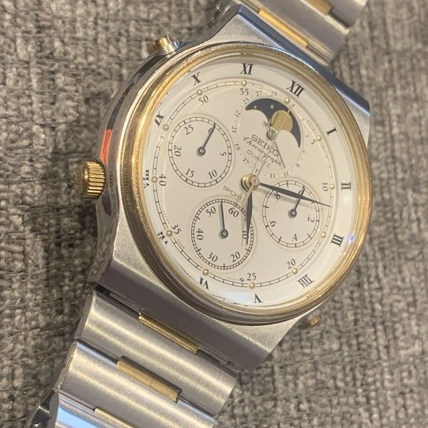 Seiko 7A48-7000 Chronograph Vintage Moon Phase June 1984 | WatchCharts ...