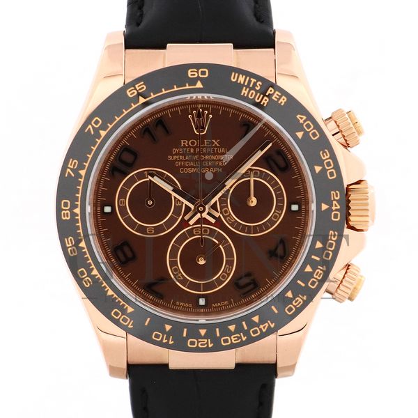 Rolex Daytona 116515LN 18K Everose Gold Chocolate Brown [Watch] [Men ...