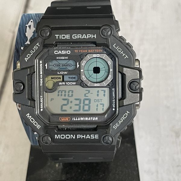 Casio Collection WS-1700H-1AJF Men's Watch Casio Fising Timer Moonphase | WatchCharts Marketplace